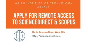 Remote Access to ScienceDirect and SCOPUS – Asian Insitute of Technology Library