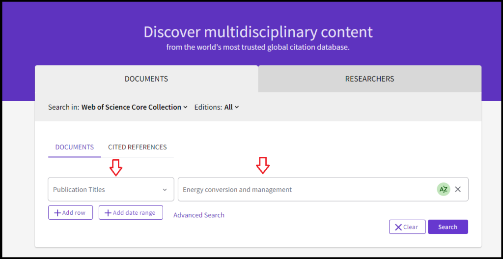 How to Find the Impact Factor in Web of Science – Asian Insitute of ...